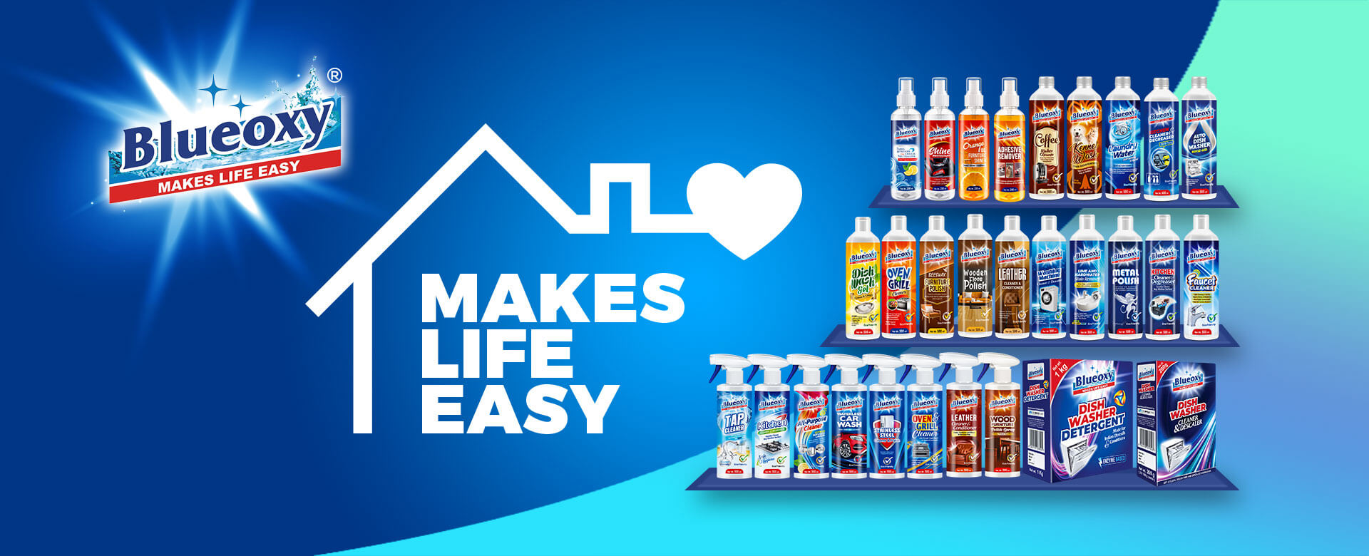 Blueoxy Home Cleaning Products | Disinfecting Products | BR Build Care